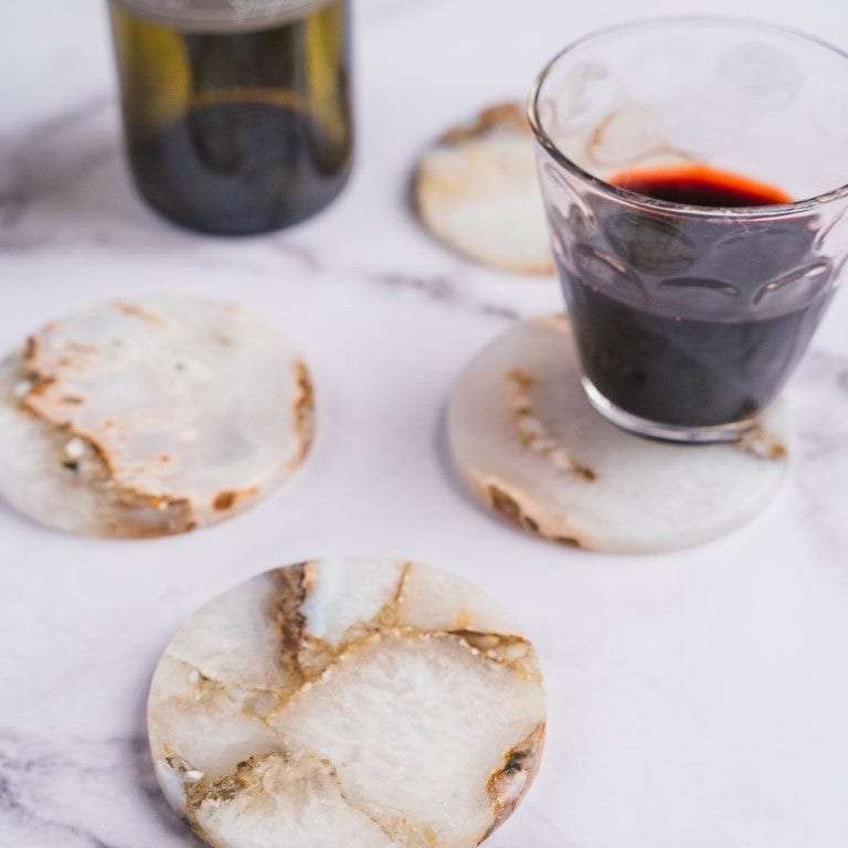 Agate Coasters - Stylish and Functional Gemstone Coasters – Writings On ...