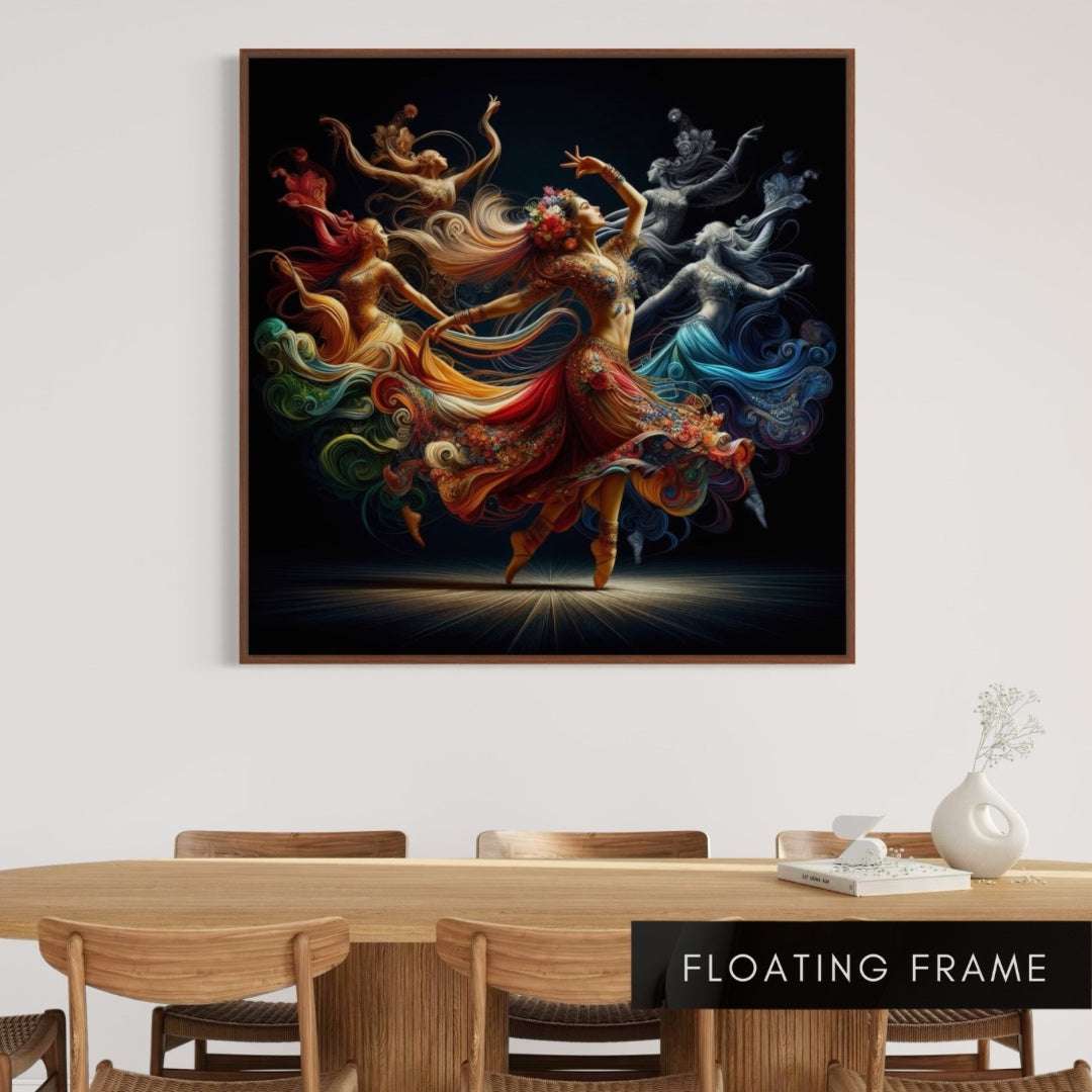 The Multifaceted - Art Print Writings On The Wall Canvas Print